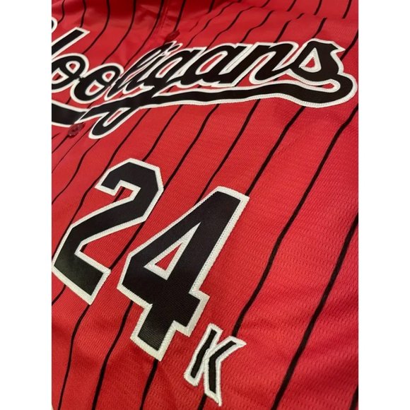 Unbranded | Shirts | Bruno Mars 24k Hooligans Pinstripe Baseball Jersey ...